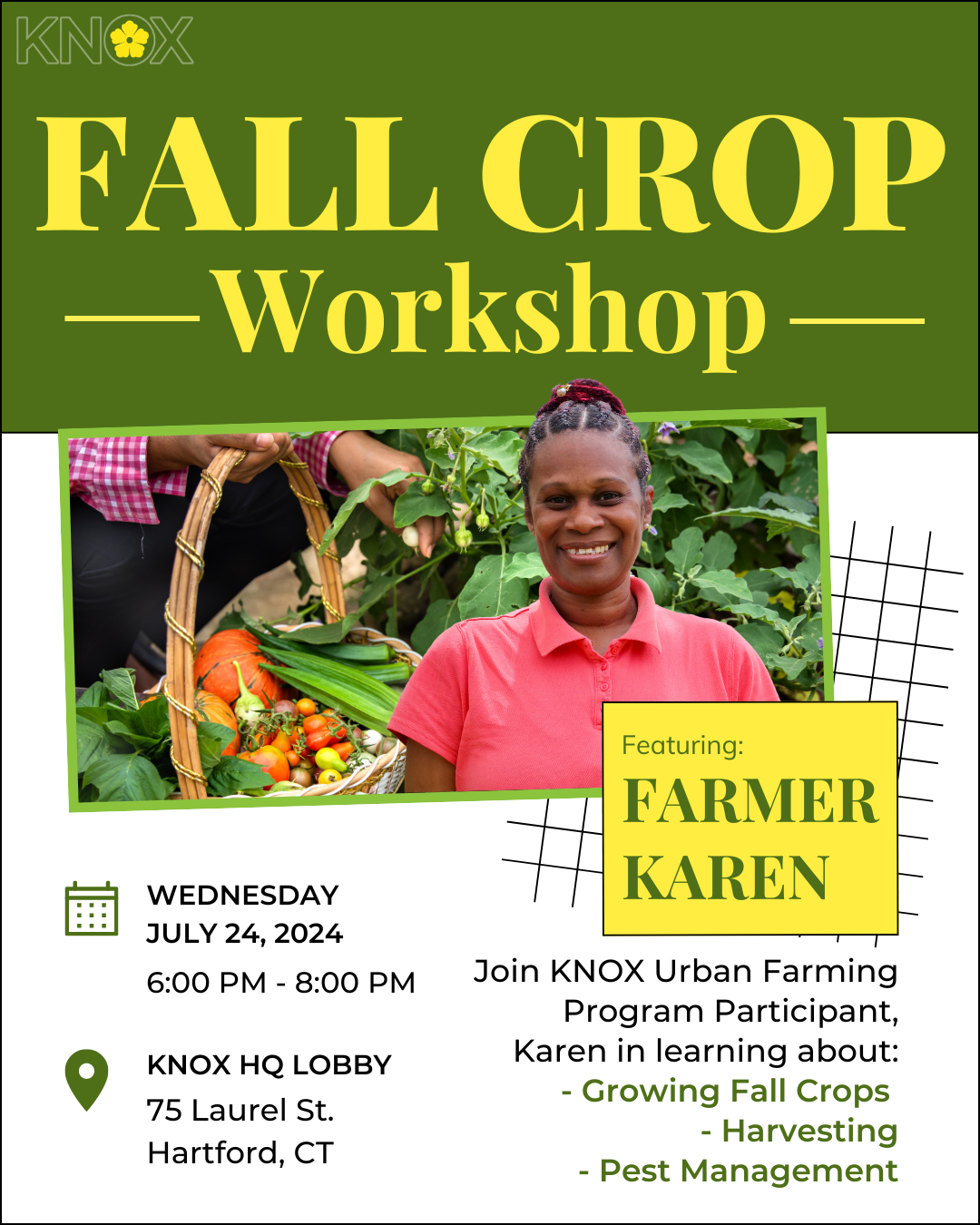 Fall Crop Workshop - KNOX Hartford
